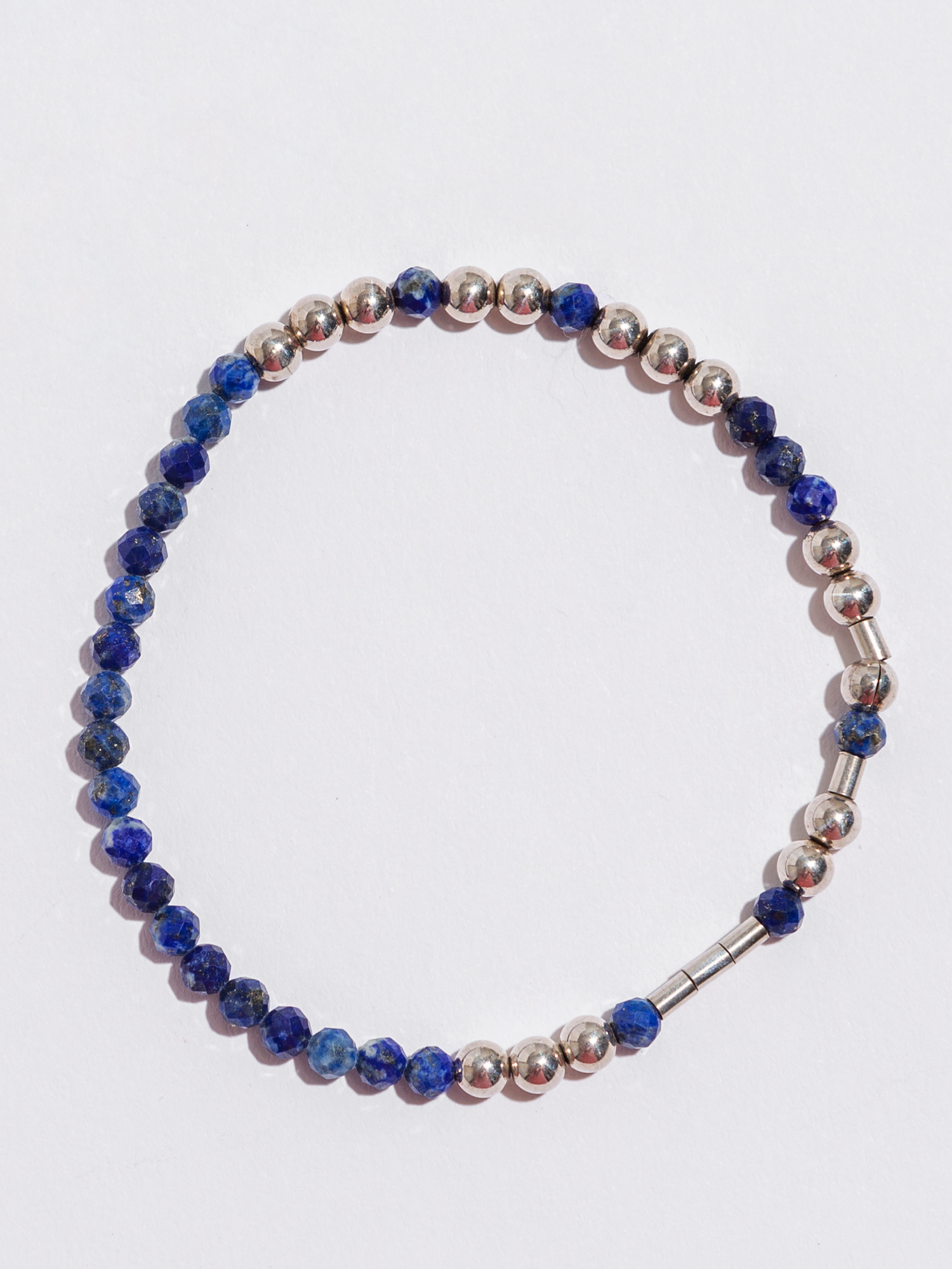 Custom Lapis Lazuli Wired Morse Code Bracelet – Narrative Jewelry